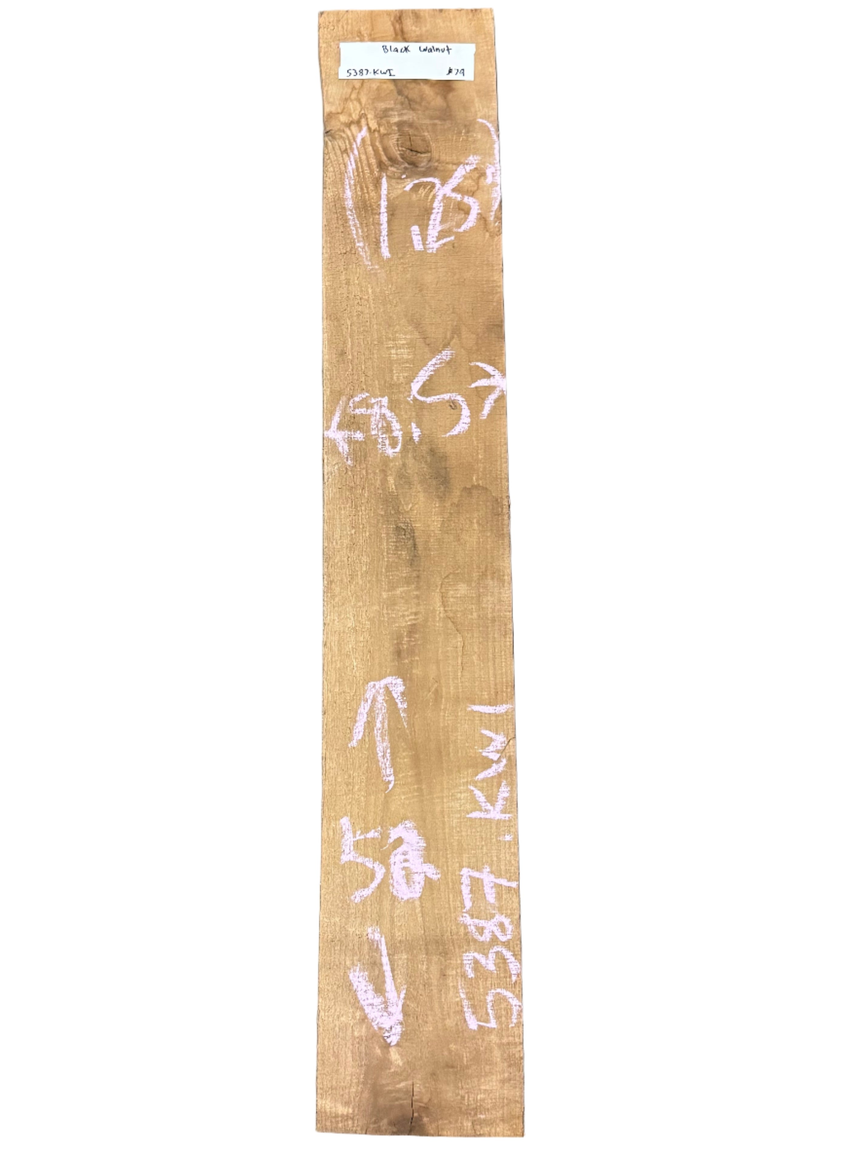 Black Walnut Rough Sawn Lumber 5387.KWI – Peroba Reclaimed Wood & Live ...