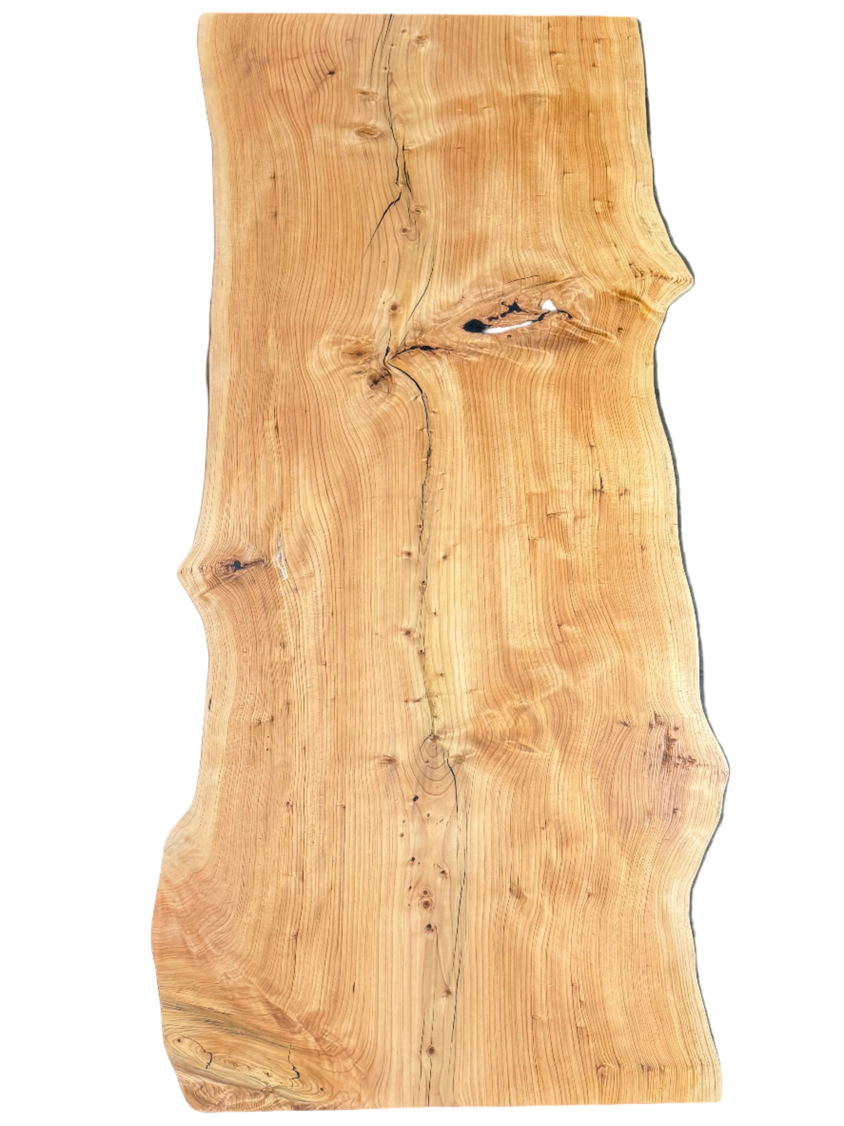 Finished Deodar Cedar Live Edge Slab Table Top – Peroba Reclaimed Wood ...