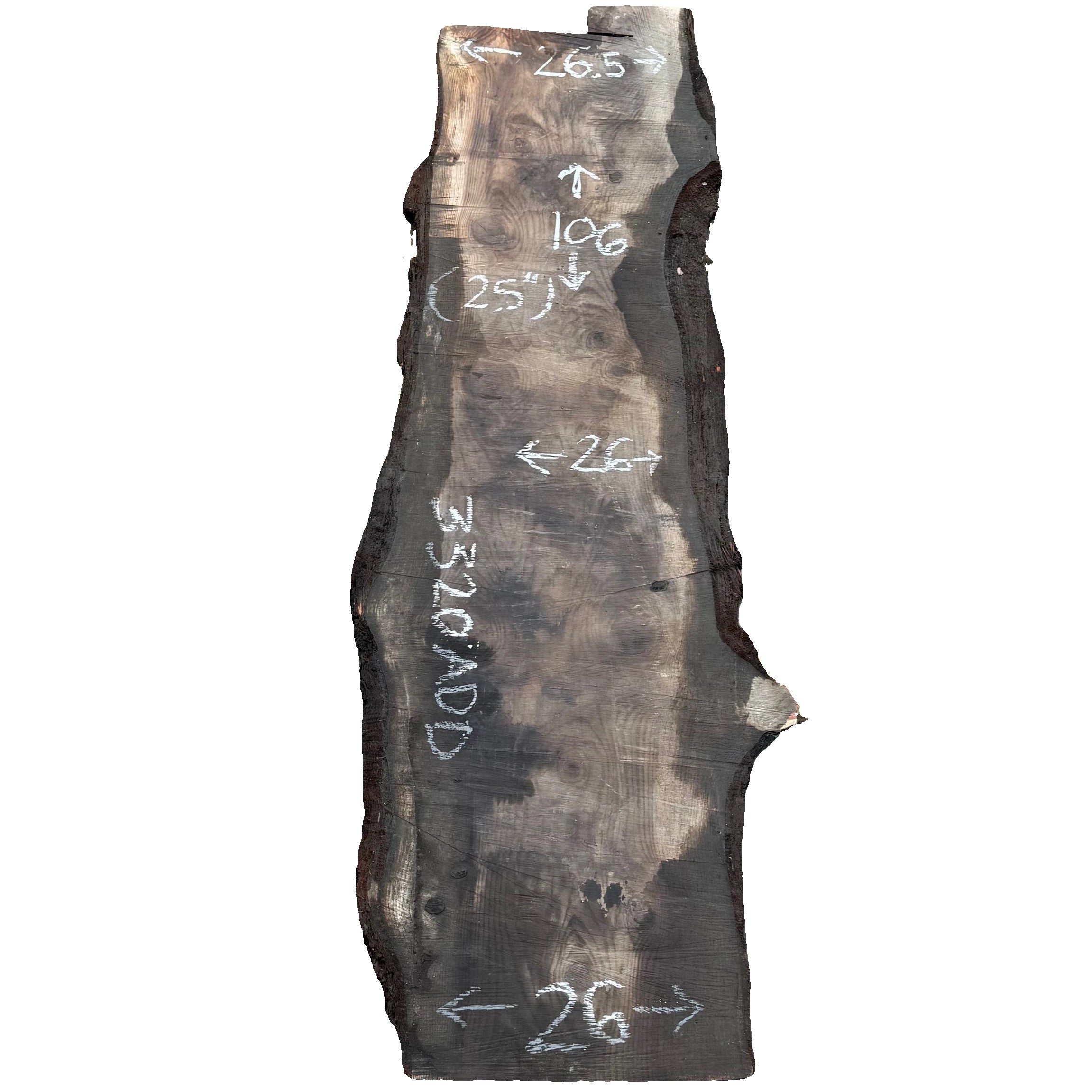 Giant Sequoia Live Edge Slab 3320.ADD – Peroba Reclaimed Wood & Live ...